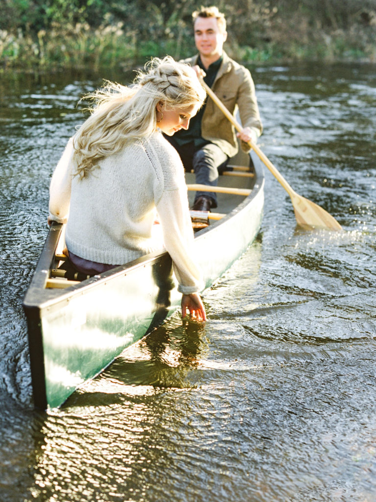 Shining Light Photography | A Sunset Canoe Engagement Session | East ...